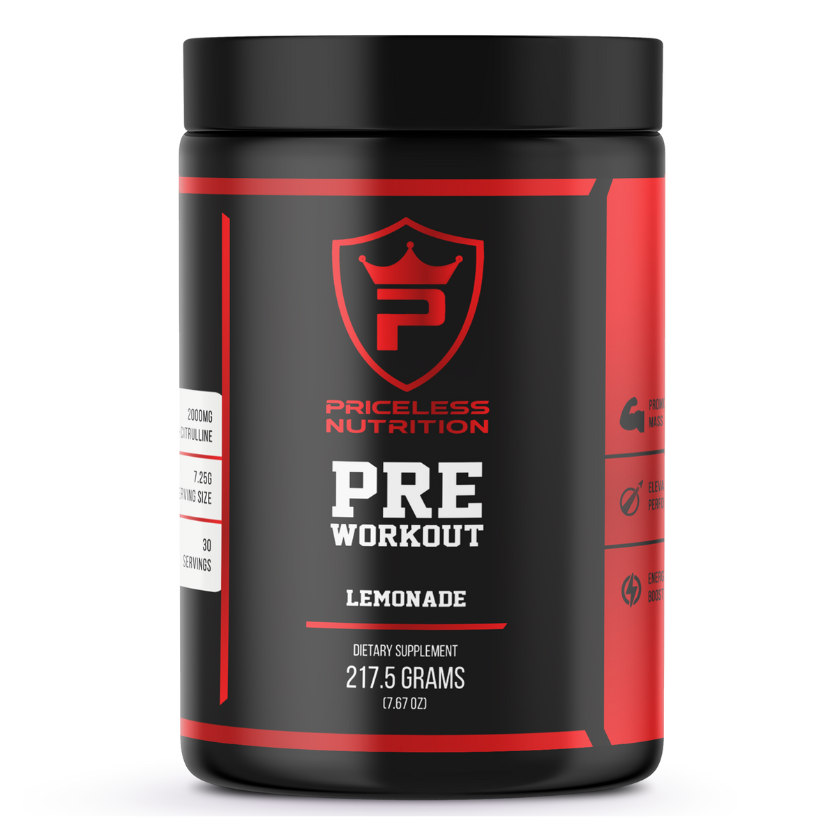 Pre-Workout Lemonade – Priceless Nutrition